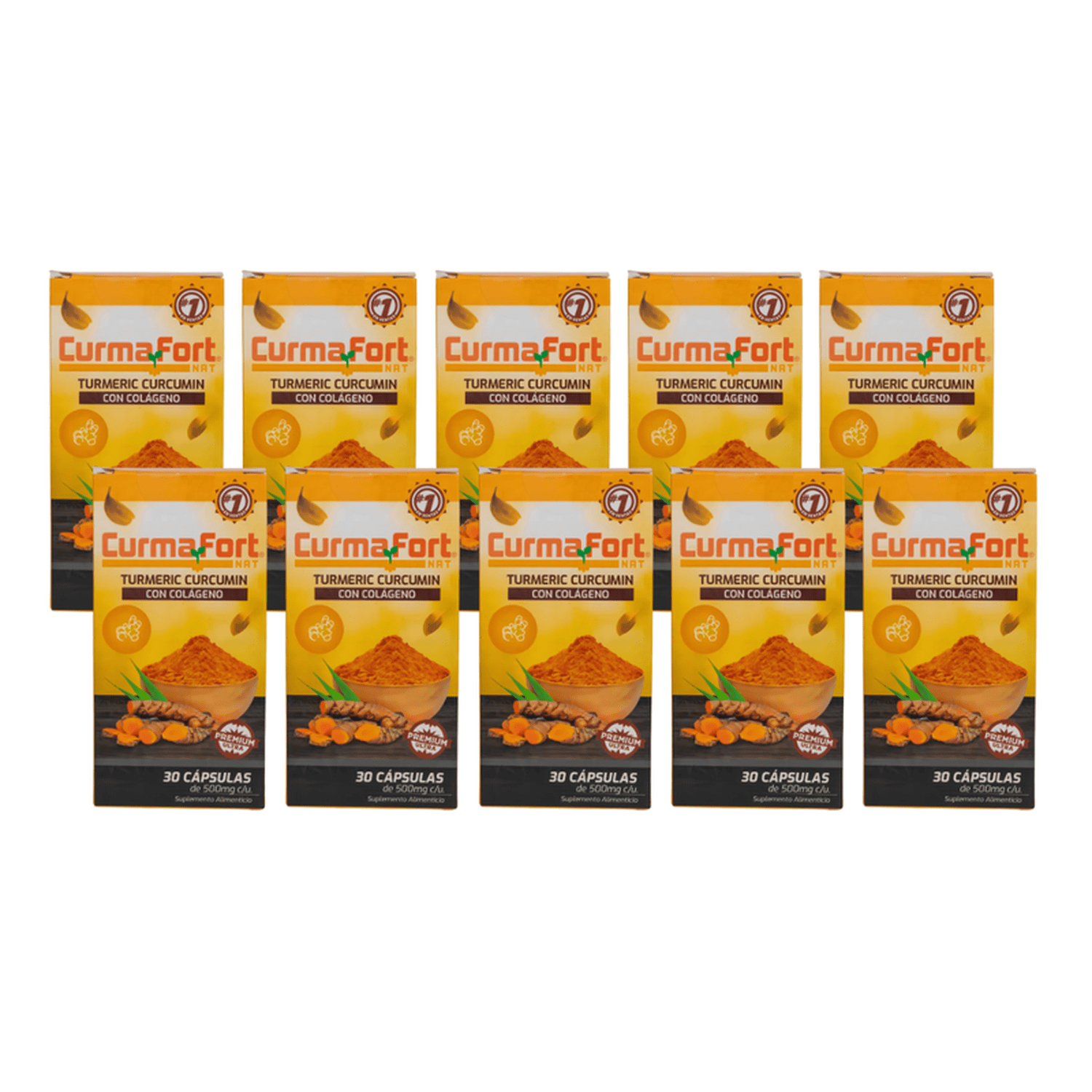Colágeno Articular Curmafort Suplemento 30 Cápsulas Pack 10 blanco ...