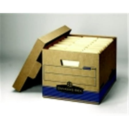 Bankers Box Letter And Legal Size File Storage Box, White And Blue ...