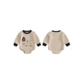 Cenuakty Baby Boy Fall Romper Loose Fit Casual Pirate-themed Embroidery ...
