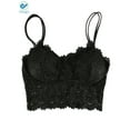 Deago Lingerie Top 5pc Lace Bralettes With Removable Pads Non