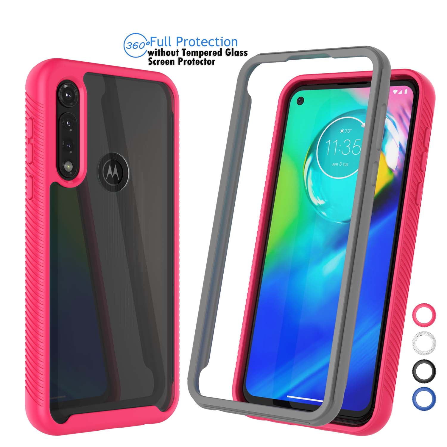 for Moto G Power Case, Sturdy Case for Motorola Moto G Power, Njjex ...