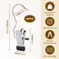 50pcs Legging Organizer for Closet Boot Hangers Clips Portable Pants ...
