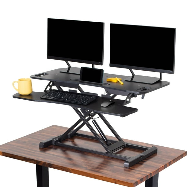 Flexpro Hero Corner Standing Desk Converter 37 Inch | Great for ...