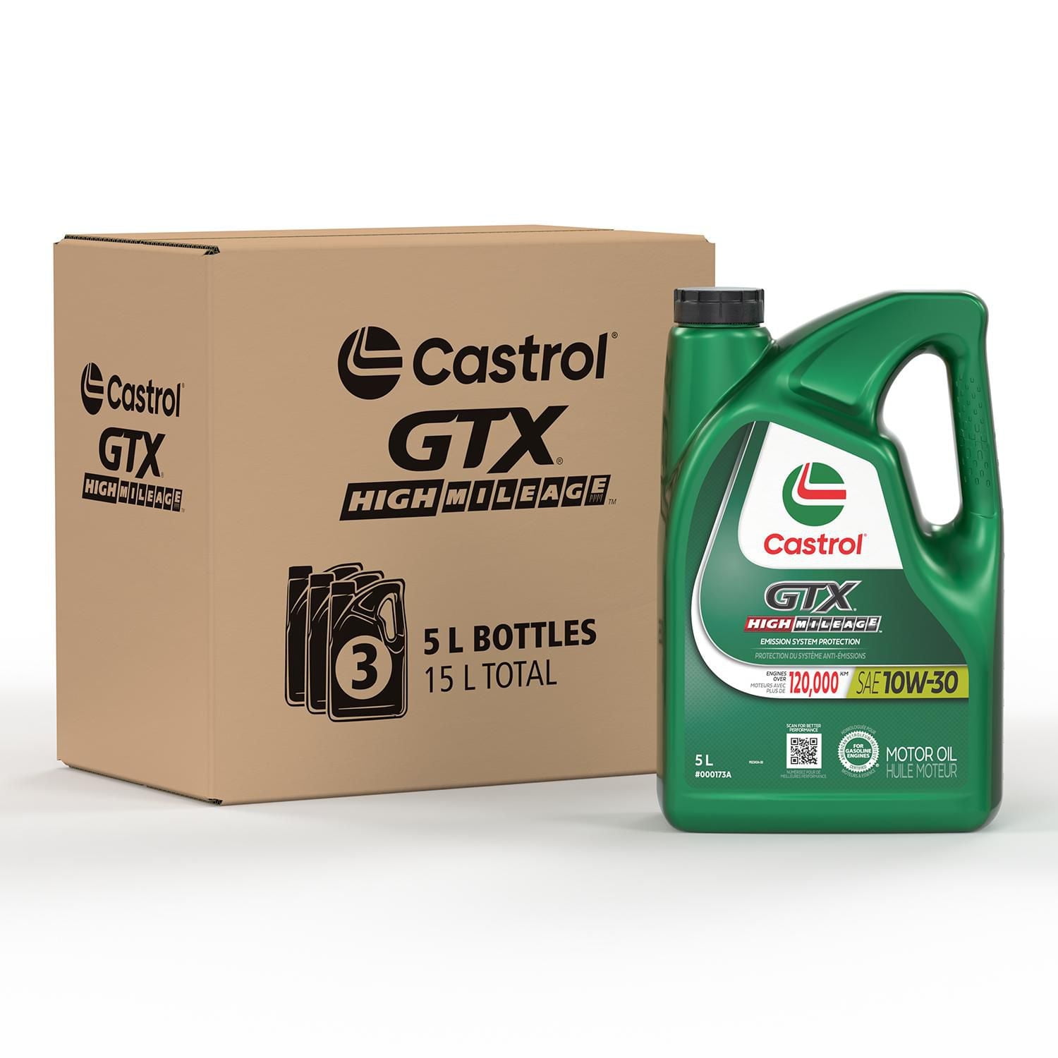 Click here for Castrol Gtx High Mileage 10w30 5l Case Pack -3x5l... prices