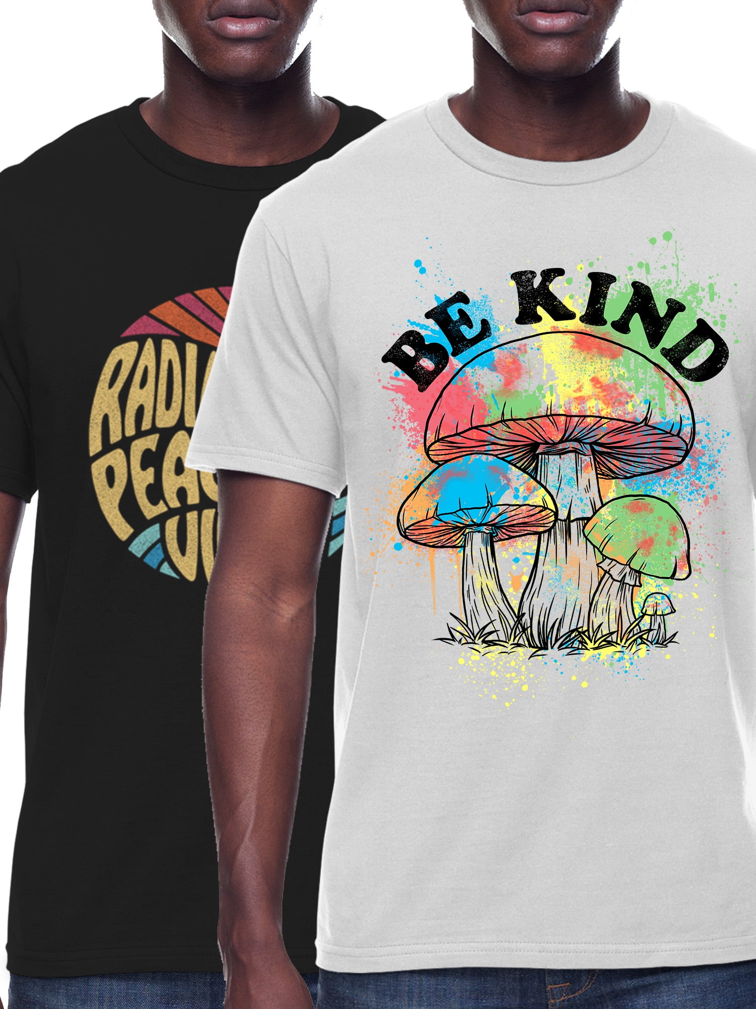 Mad Engine Men's and Big Men's Graphic Message Tee 2-Pack, Sizes S-3XL ...