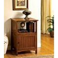 Venetian Worldwide Mission Style Solid Wood Single-Door Telephone Stand ...