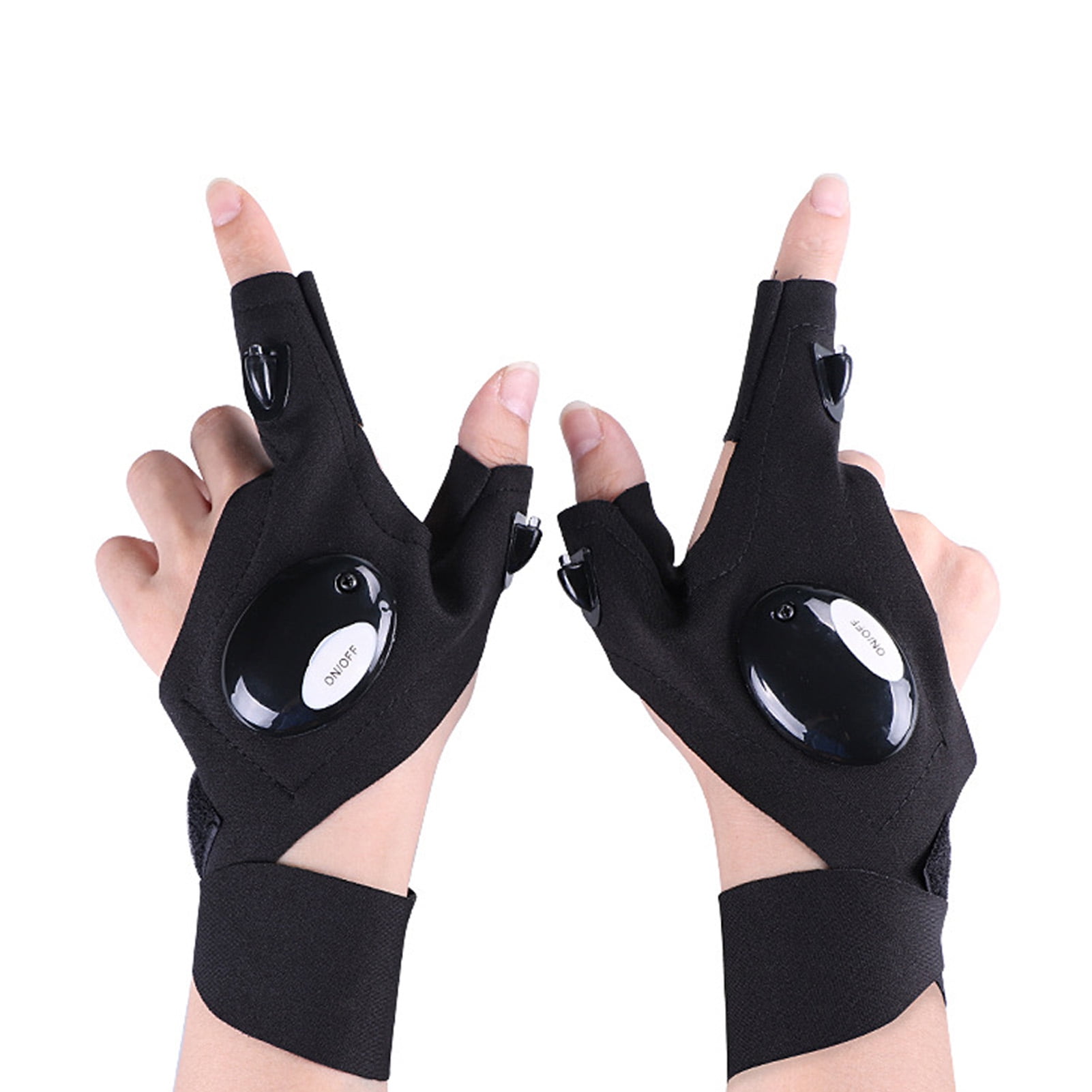Click here for Ccdes Flashlight Half Finger Gloves  Cotton Pp Led... prices