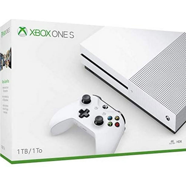 Microsoft Xbox One S – 1TB Gaming Console – White – Refurbished Good ...