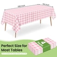 4 Pack Ivory Disposable Rectangle Tablecloths 54x108 Inch Fall Harvest ...