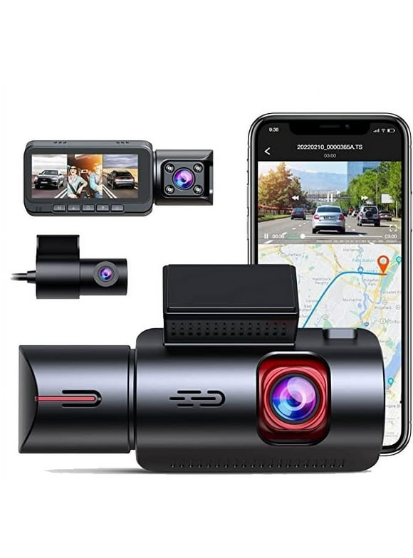 3 Channel Dash Cams in Dash Cam Features - Walmart.com