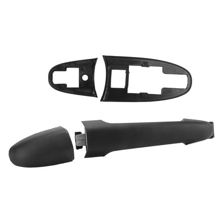 Rear Door Handle, Perfect Match Antiaging Black ABS Professional Simple ...
