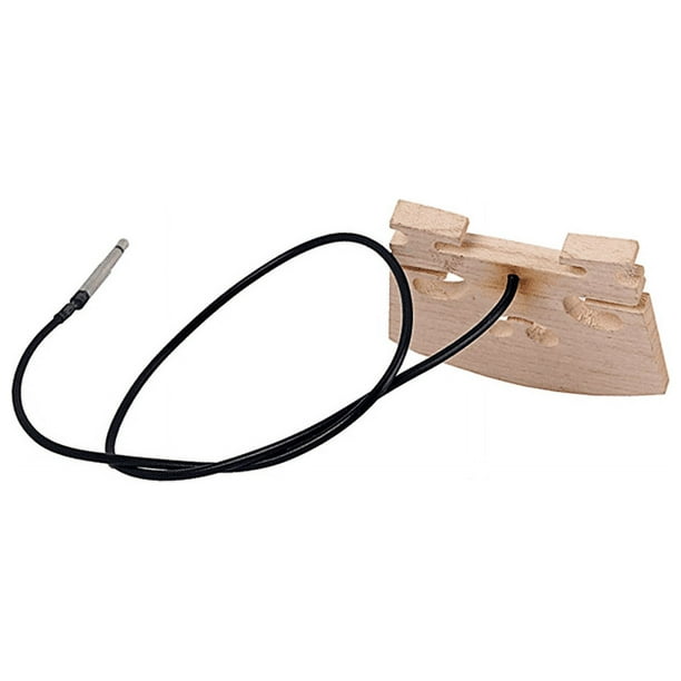 3Pcs Violin Bridge with Internally Mounted Piezo Pickup for 4/4 Full ...