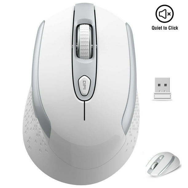 RaceGT Wireless Computer Mouse, 2.4G Silent Cordless Mouse for Laptop ...