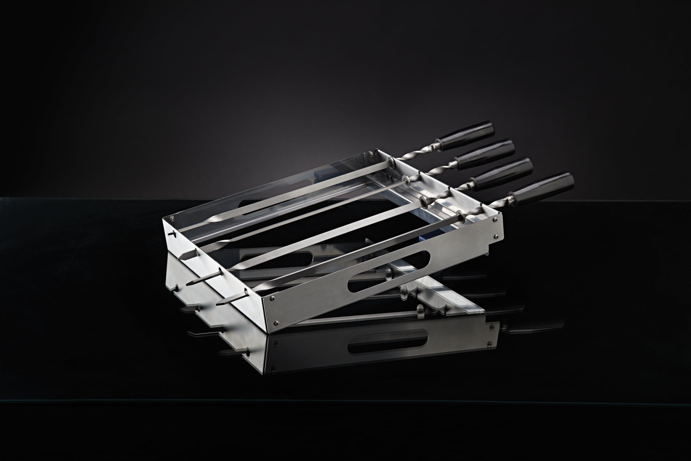 PRO Series Stainless Steel Rotating Skewer Rack - Walmart.com
