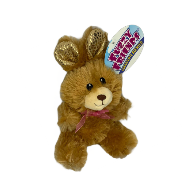 Fuzzy Friends Chocolate Scented Light Brown Bunny Rabbit - Walmart.com