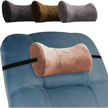Desk Jockey Memory Foam Recliner Neck Pillow - Ergonomic Design for ...