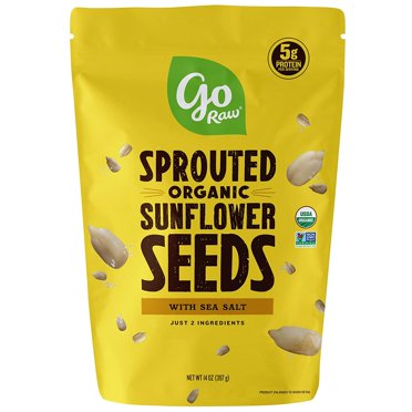 Go Raw Sprouted Organic Pumpkin Seeds with Sea Salt, 22 oz - Walmart.com
