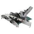 PCI-E to RS232 4 port Serial Port Converter PCI Express Controller ...