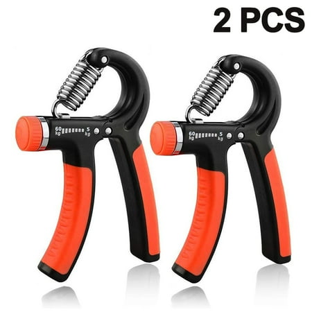 Grip Strength Trainer (Adjustable), Hand Grip Strengthener, Forearm ...