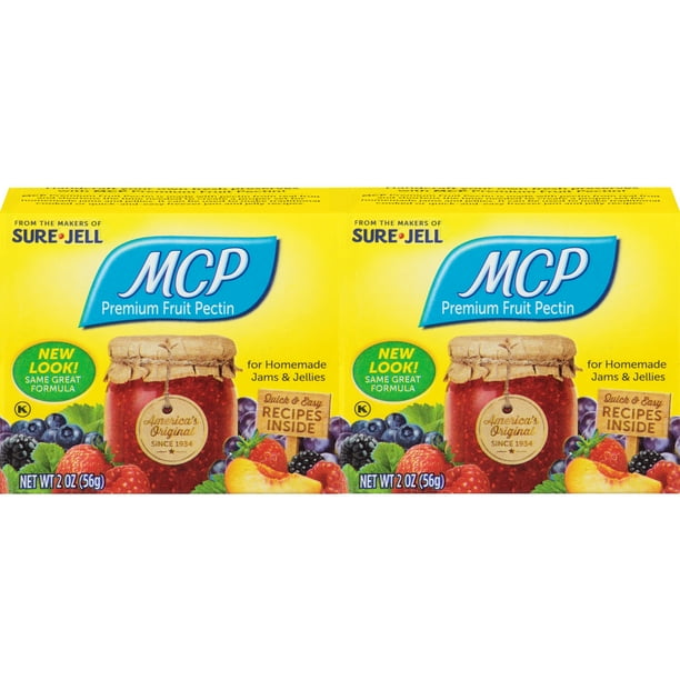 MCP Premium Fruit Pectin, 2 ct Pack (2 oz Boxes) - Walmart.com