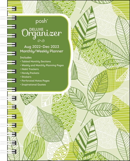 Posh Deluxe Organizer 17 Month 2022 2023 Monthly Weekly Softcover Posh Deluxe Organizer 17 Month 2022 2023 Monthly Weekly Softcover