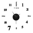 3D Mirror For Wall Clock Modern DIY Sticker Office Home Shop Art Decor ...