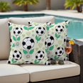 2 Pack Outdoor Waterproof Throw Pillow Covers,Modern Black White ...