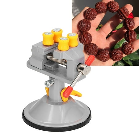 Loewten Table Bench Vice,Suction Cup Carving Vise Universal Mini Drill ...