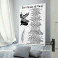 42 Laws of Maat Poster - Ancient Egyptian Art Canvas Wall Art for Home ...