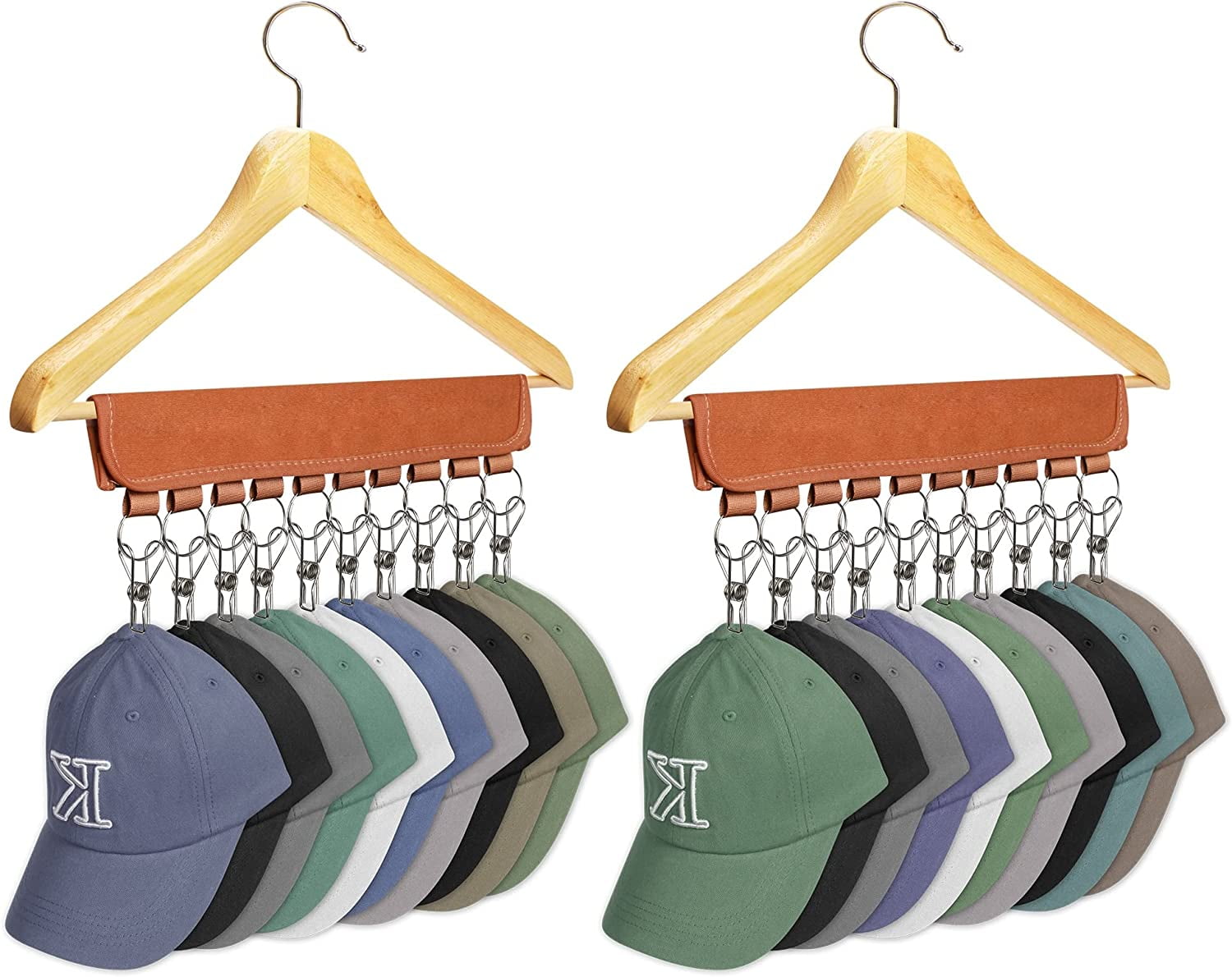Binboov Hat Rack for Baseball Caps Hat Organizer Storage, Hat Hanger ...