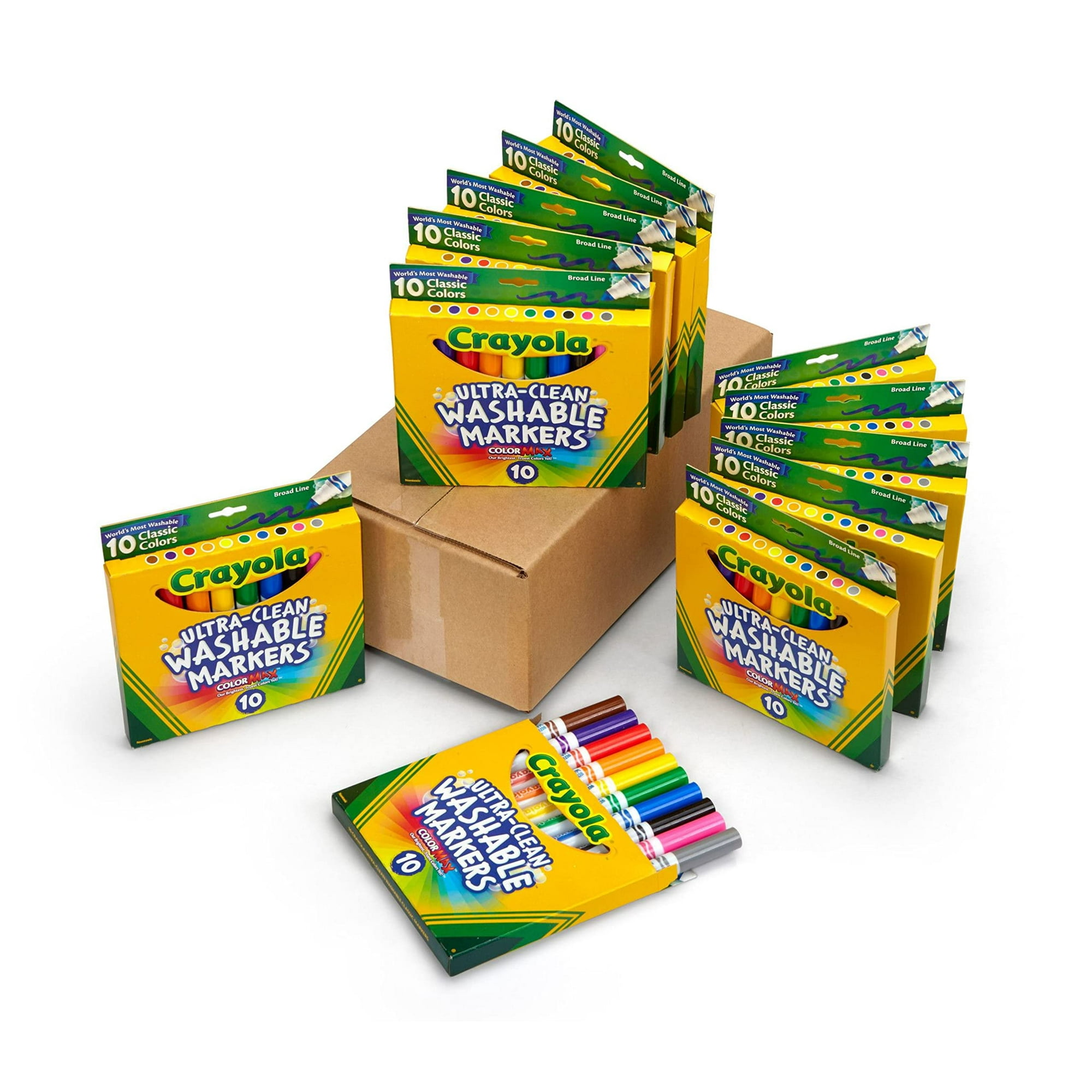 Click here for Crayola Ultra Clean Washable Broad Line Markers (1... prices
