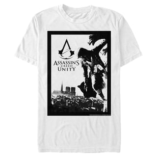 Assassin's Creed Unity Mens T-Shirt - Over Shoulder View Through ...