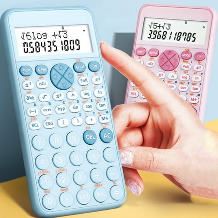 Neinkie Electronic Calculator 2-Line Display 240 Functions Candy ...