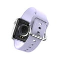 iTech Fusion 3 Unisex Adult Rectangular Smart Watch, Lilac, Silicone ...