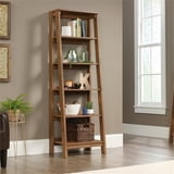 Pemberly Row 5-Shelf Transitional Engineered Wood Bookcase in Vintage ...