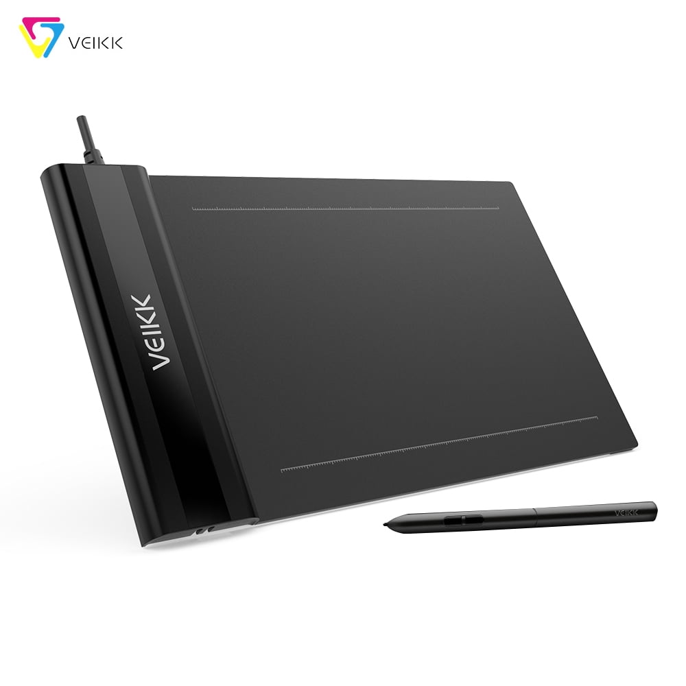 Buy VEIKK S640 Graphics Digital Tablet with Battery-free Pen 8192 ...