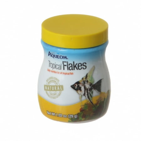 Aqueon Tropical Flakes Fish Food 1.02 oz - Walmart.com