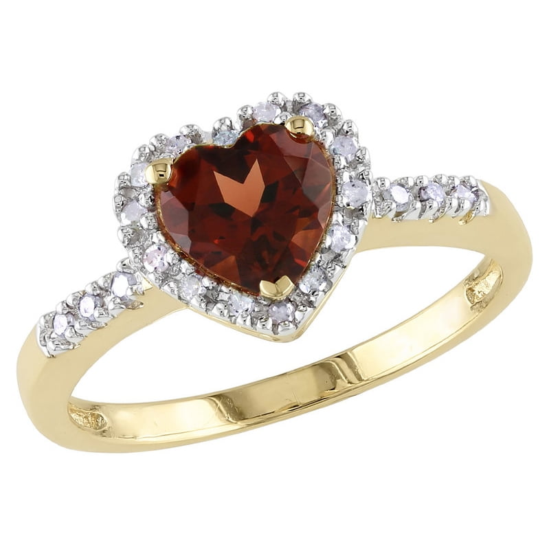 Click here for Gem And Harmony 4/5 Carat (Ctw) Garnet And Diamond... prices