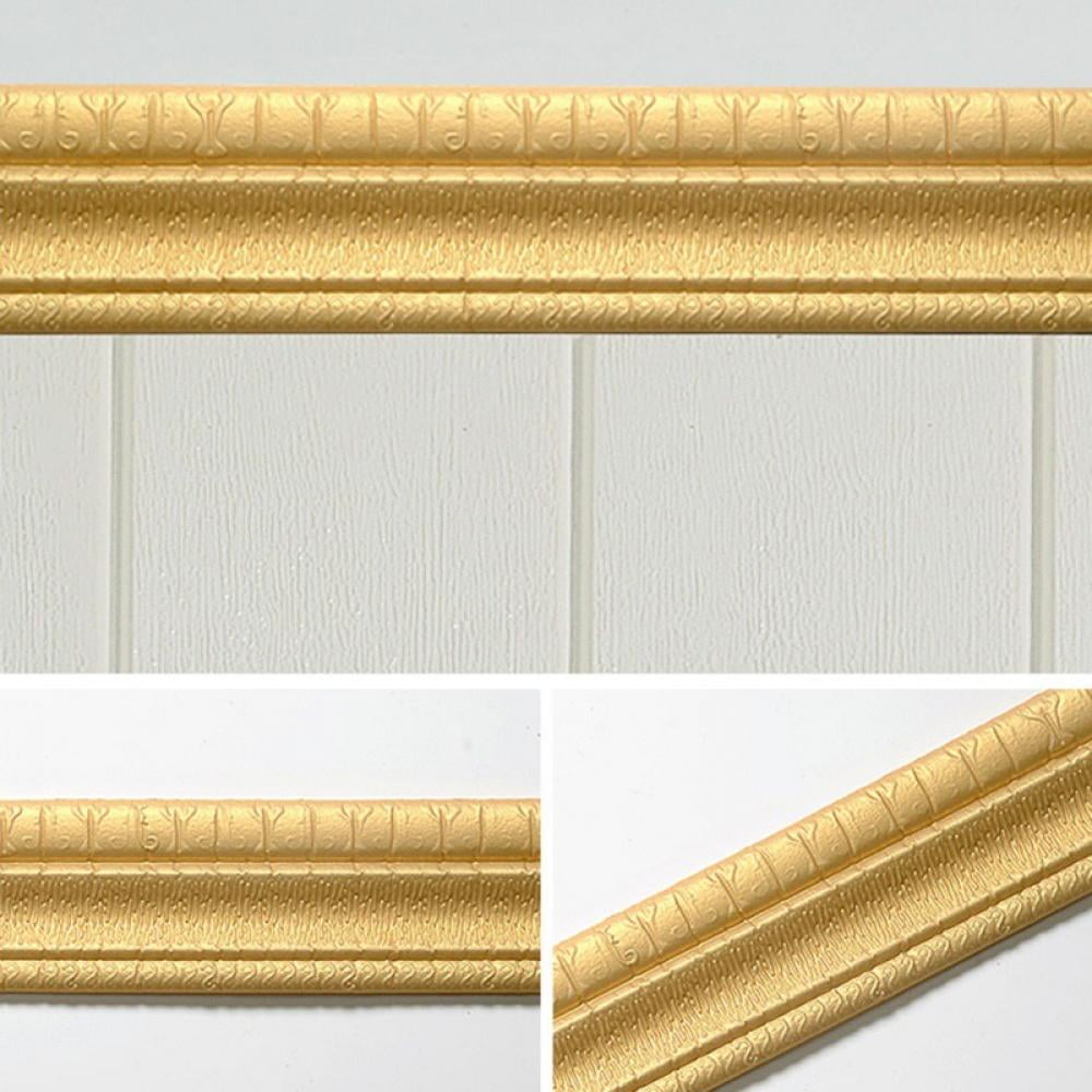 Buy JANDEL 3D Wall Borders line Sticker Peel and Stick Wall Edges ...