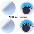 240Pcs 15mm Wiggle Eyes Multi Color Google Eyes with Self- Adhesive ...