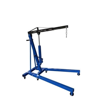 Dragway Tools Heavy-duty 3-Ton Shop Crane/Engine Hoist with 6000 lb ...