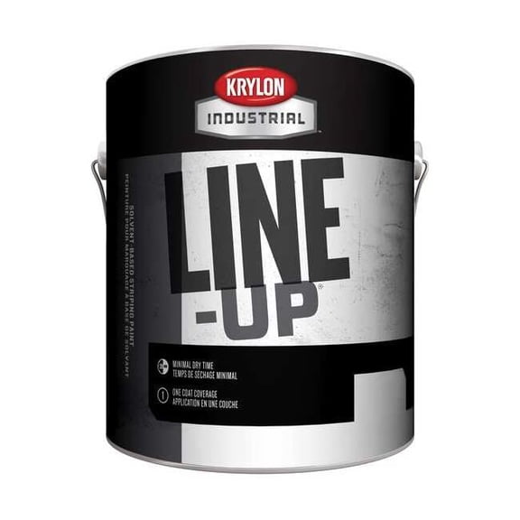 Pavement Striping Paint, 1 gal., Parking Lot Yellow, Water -Based ...