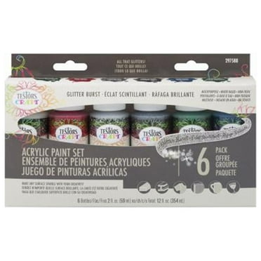 Acrylic Paint Set- 4Oz - Basic Supplies - 8 Pieces - Walmart.com
