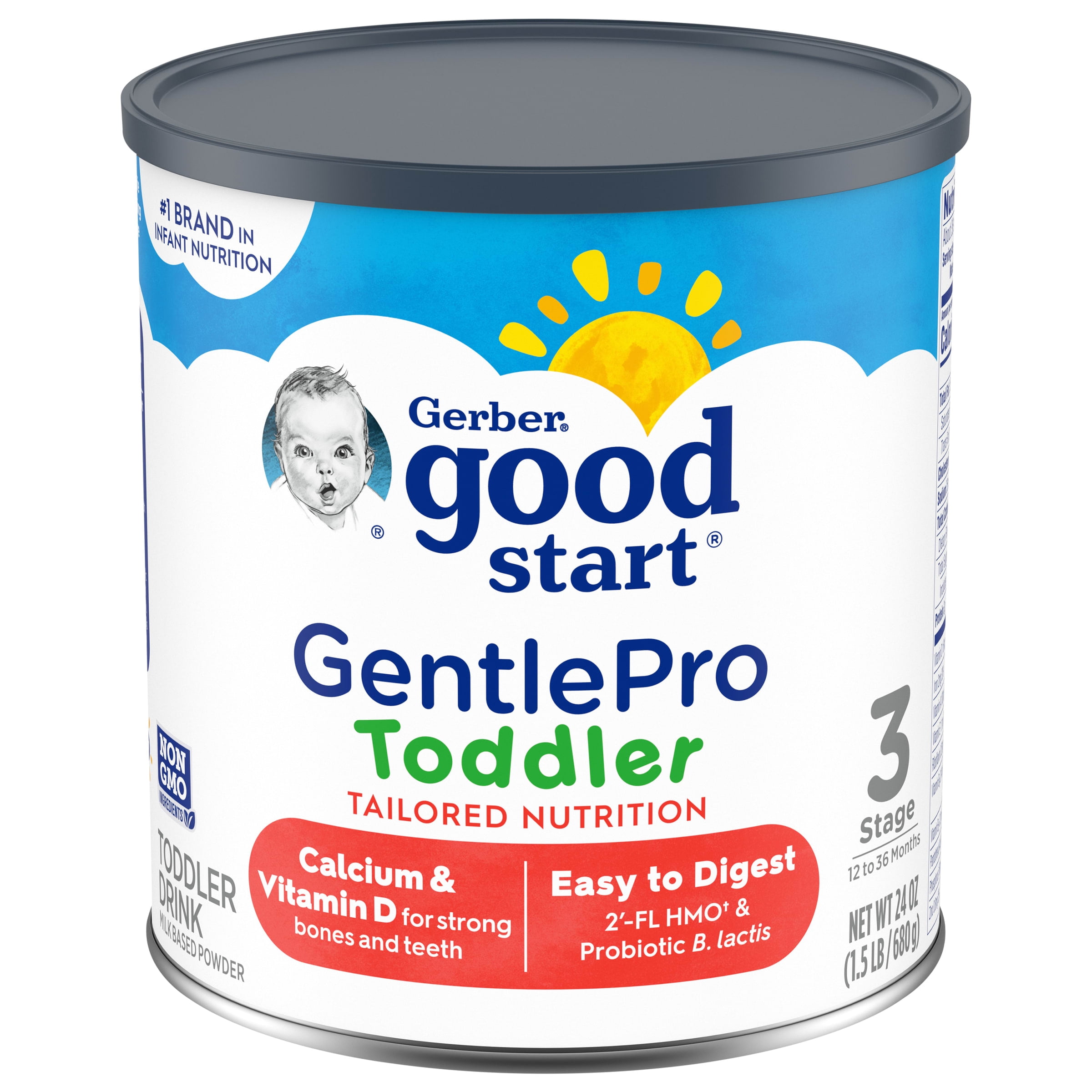 Buy Gerber Good Start Grow Powder Toddler Formula, 24 oz Canister (4 ...