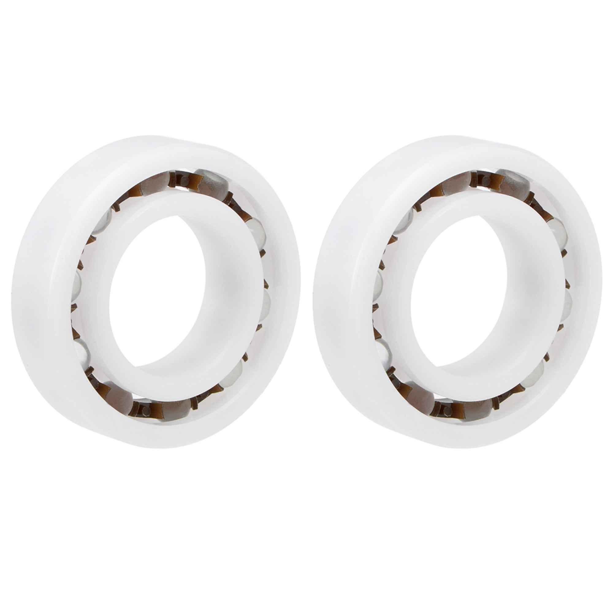 6005 POM Plastic Bearings 25x47x12mm Glass Ball and Nylon Cage 2pcs ...