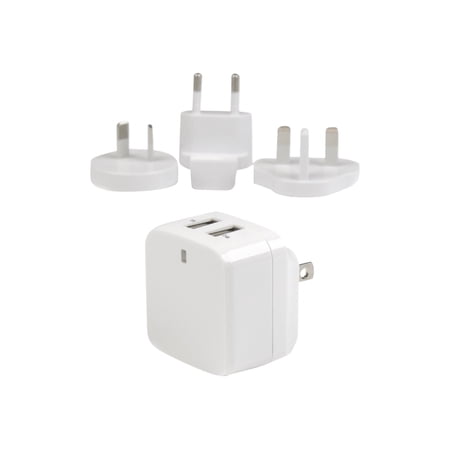 StarTech.com Dual Port USB Wall Charger 17W/3.4A - Travel Charger 110V ...