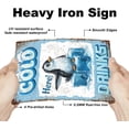 1pc Vintage Metal Tin Sign Iron Wall Decor for Bars Restaurants Cafe ...