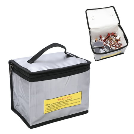 ANGGREK Fireproof Battery Safe Bag, Supplies,Safe Bag Portable ...