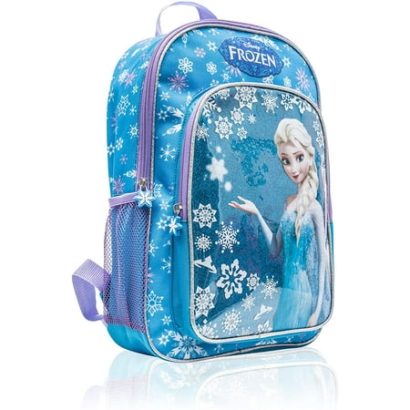 Frozen II Elsa Deluxe Blue Colored Backpack for Girls School Bag - 16 ...