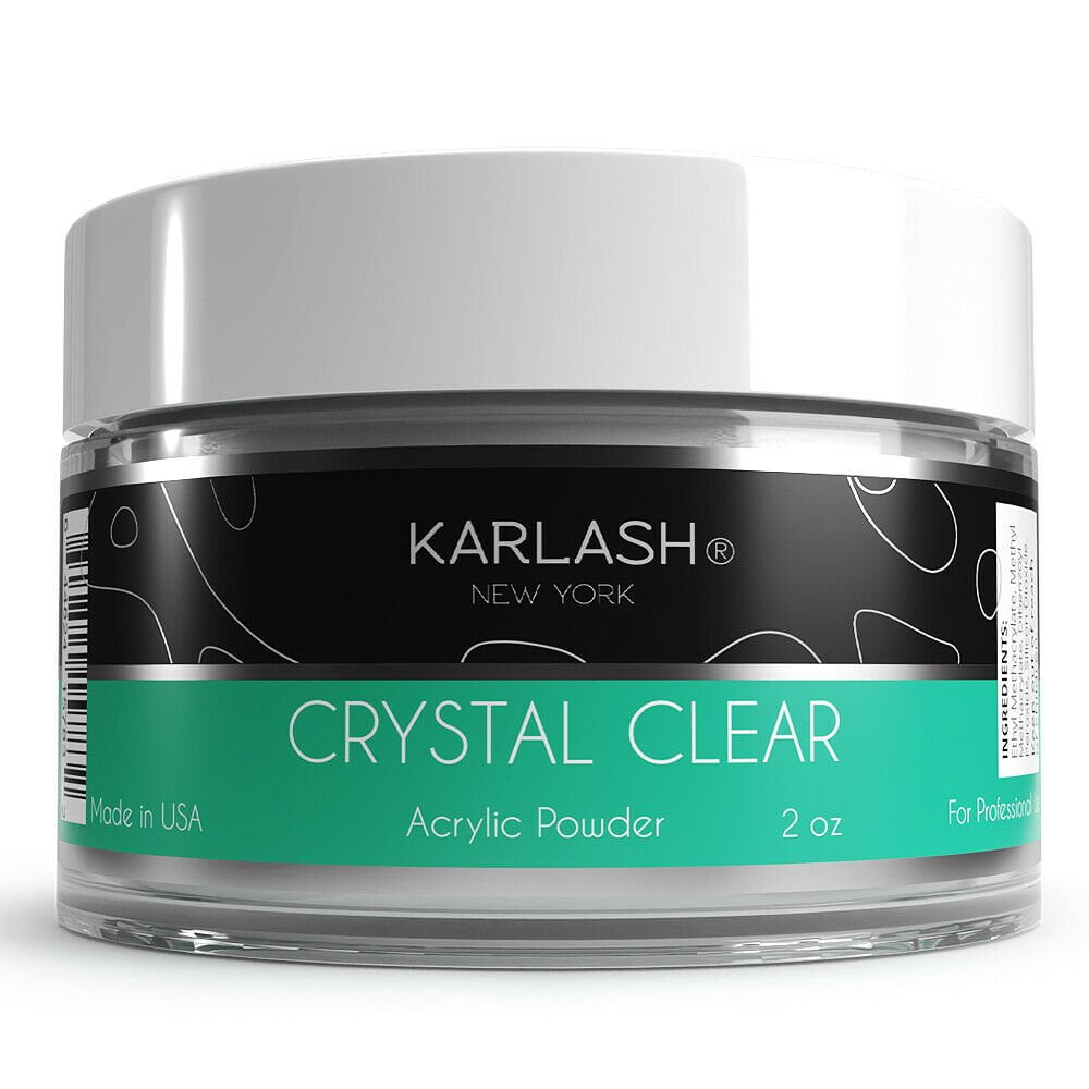 Karlash Professional Acrylic Powder Crystal Clear 2 oz - Walmart.com